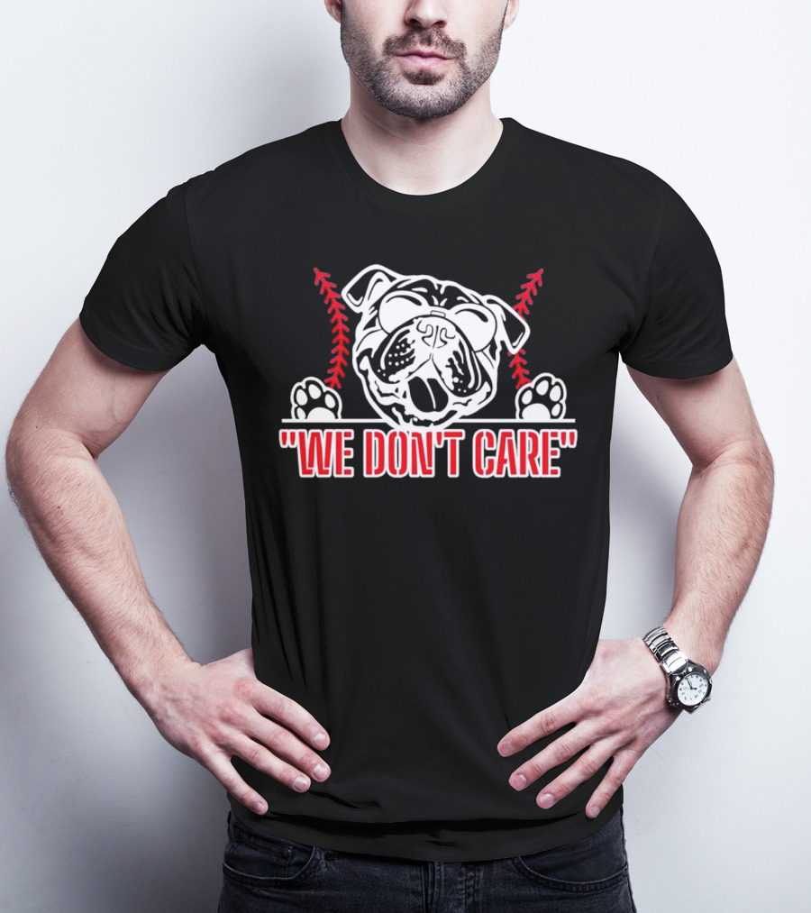 Louisiana Tech Bulldogs We Don’t Care Bulldog Mascot T-Shirt