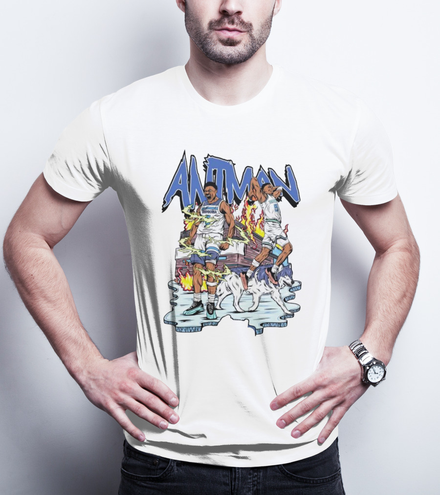 ANTMAN Basketball Wolves Dynamic Duo On The Court T-Shirt