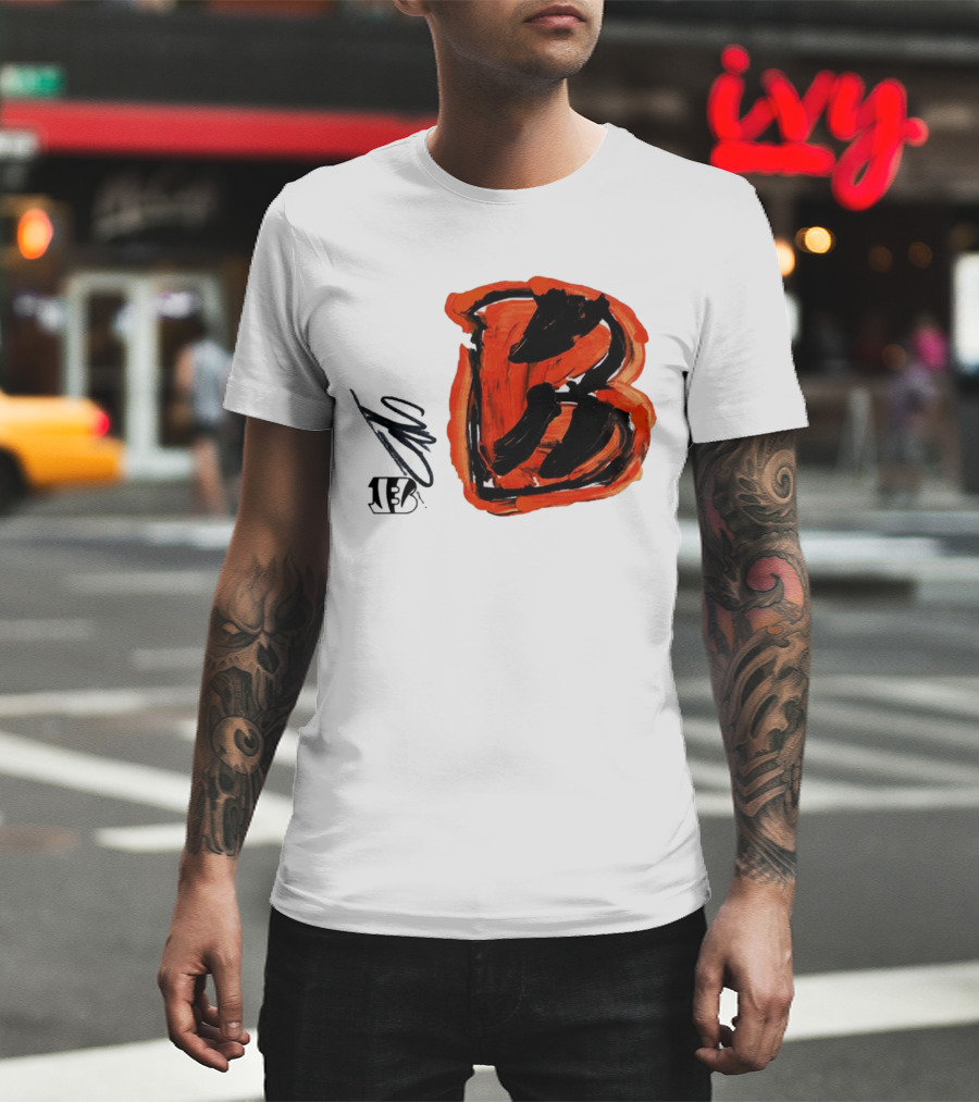 Rookies Cincinnati Bengals Bold Orange B T-Shirt