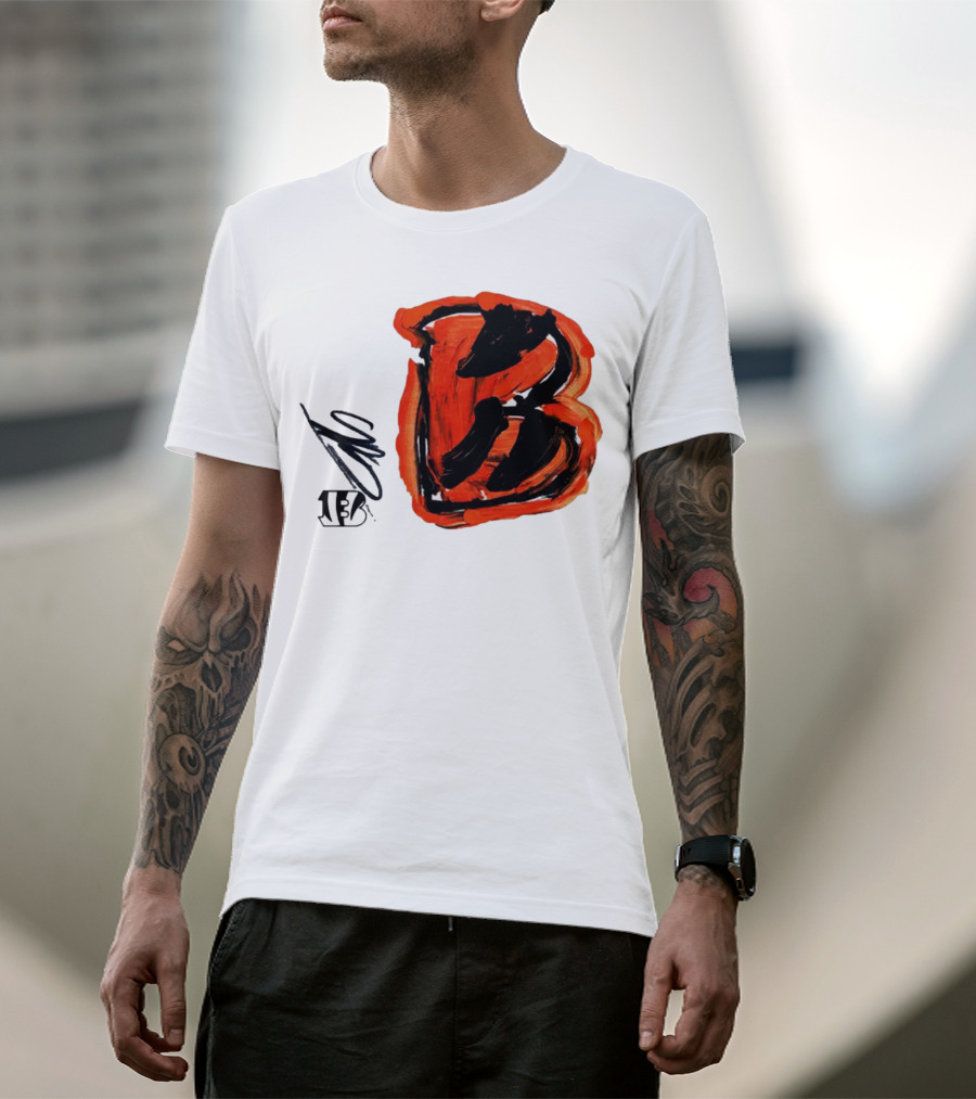Rookies Cincinnati Bengals Bold Orange B T-Shirt