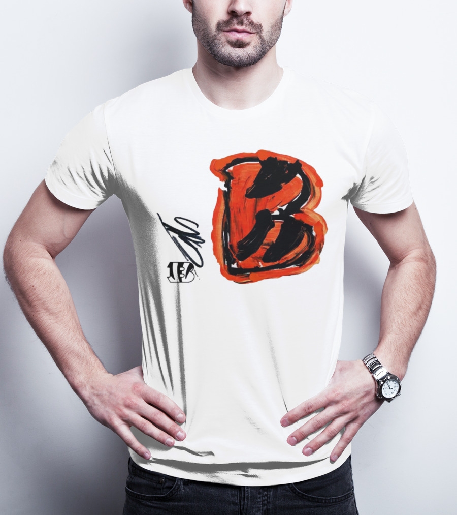 Rookies Cincinnati Bengals Bold Orange B T-Shirt
