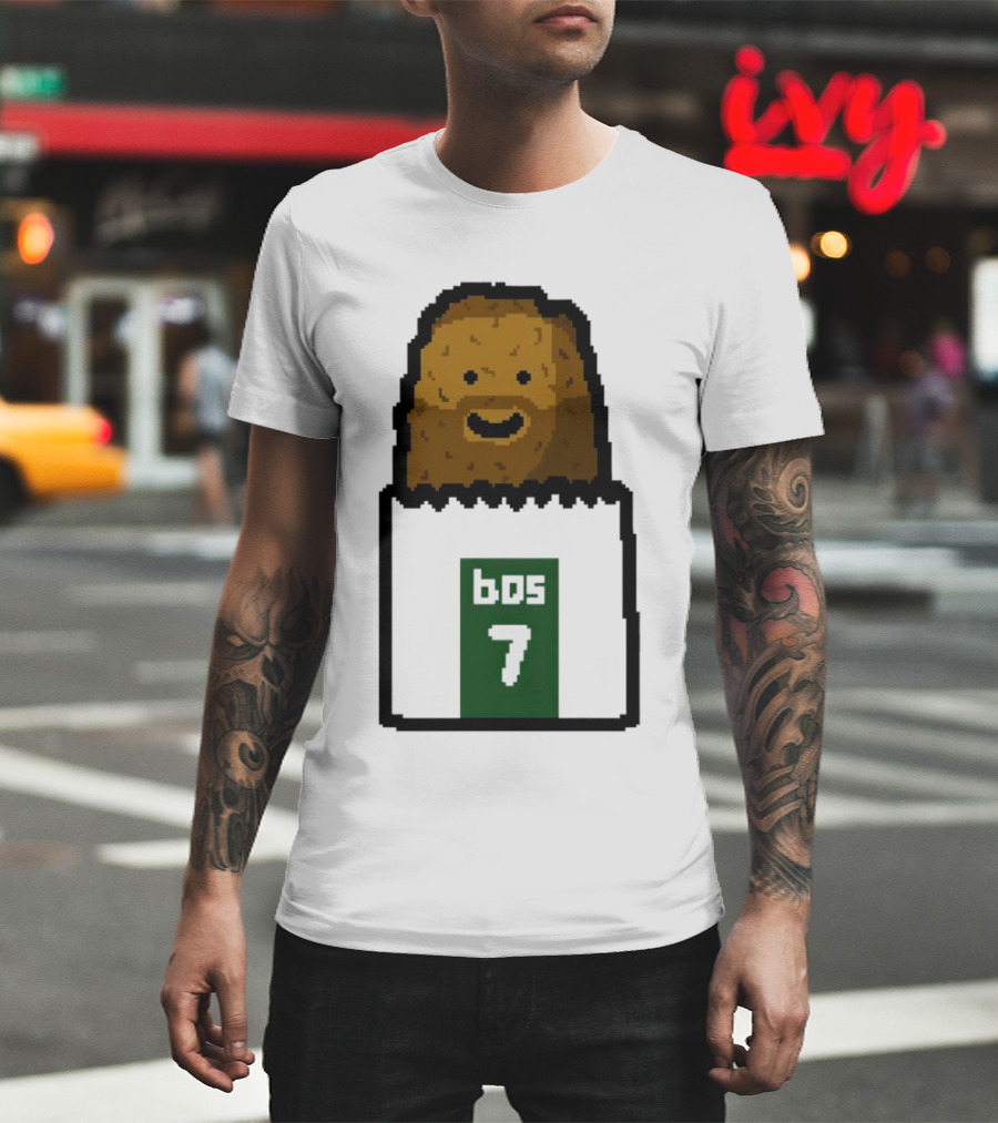 Jaylen Brown Celtics Hash Brown BOS 7 T-Shirt