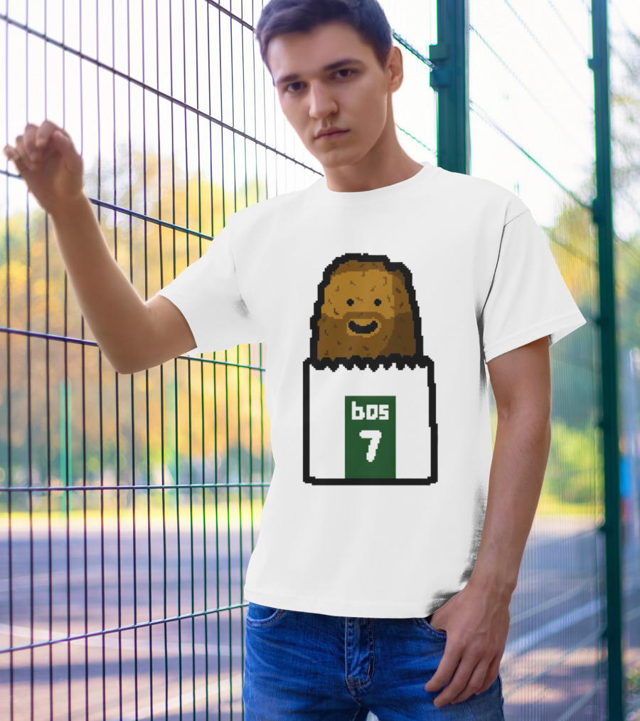 Jaylen Brown Celtics Hash Brown BOS 7 T-Shirt