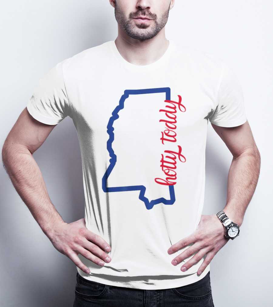 Mississippi Map Hotty Toddy T-Shirt