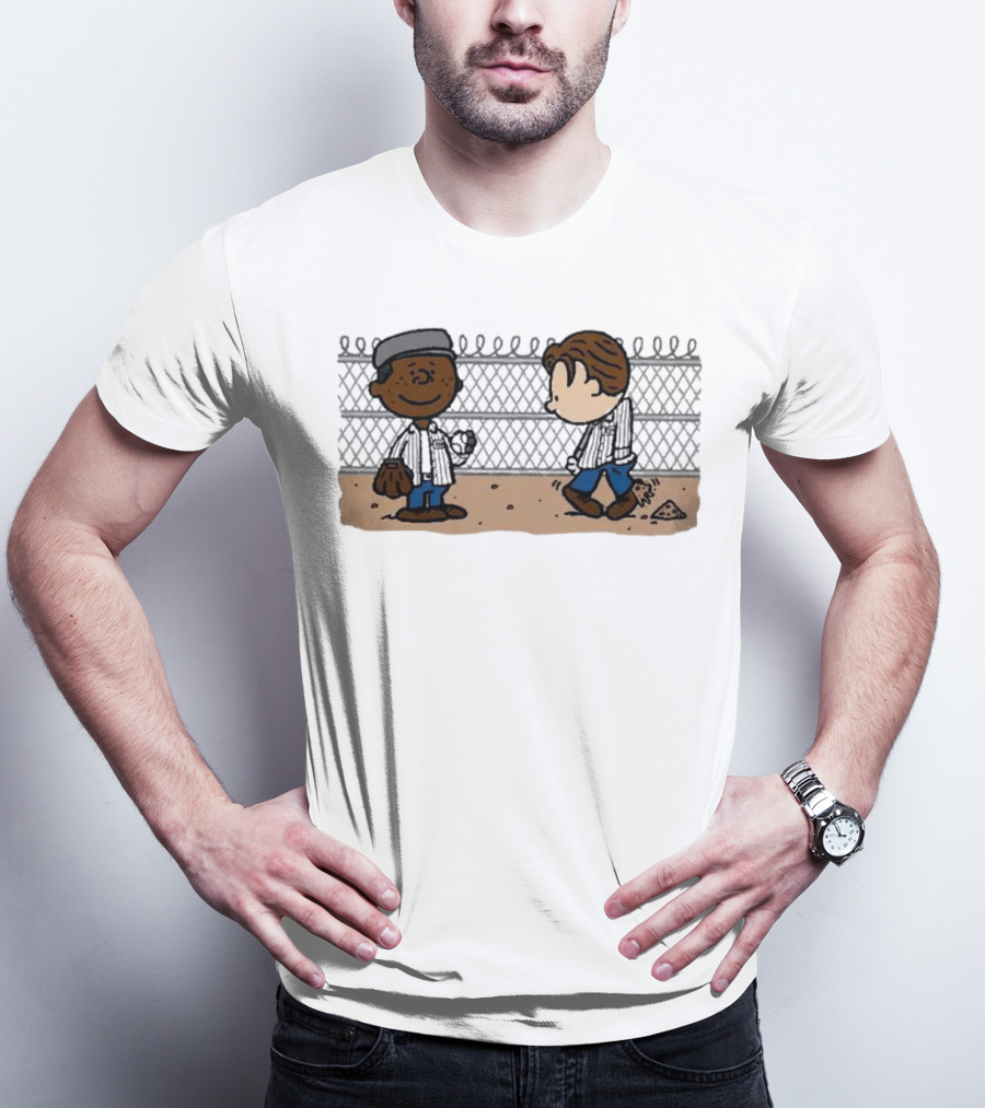 Red And Andy Yard Pals The Shawshank Redemption Peanuts Cartoon Crossover T-Shirt