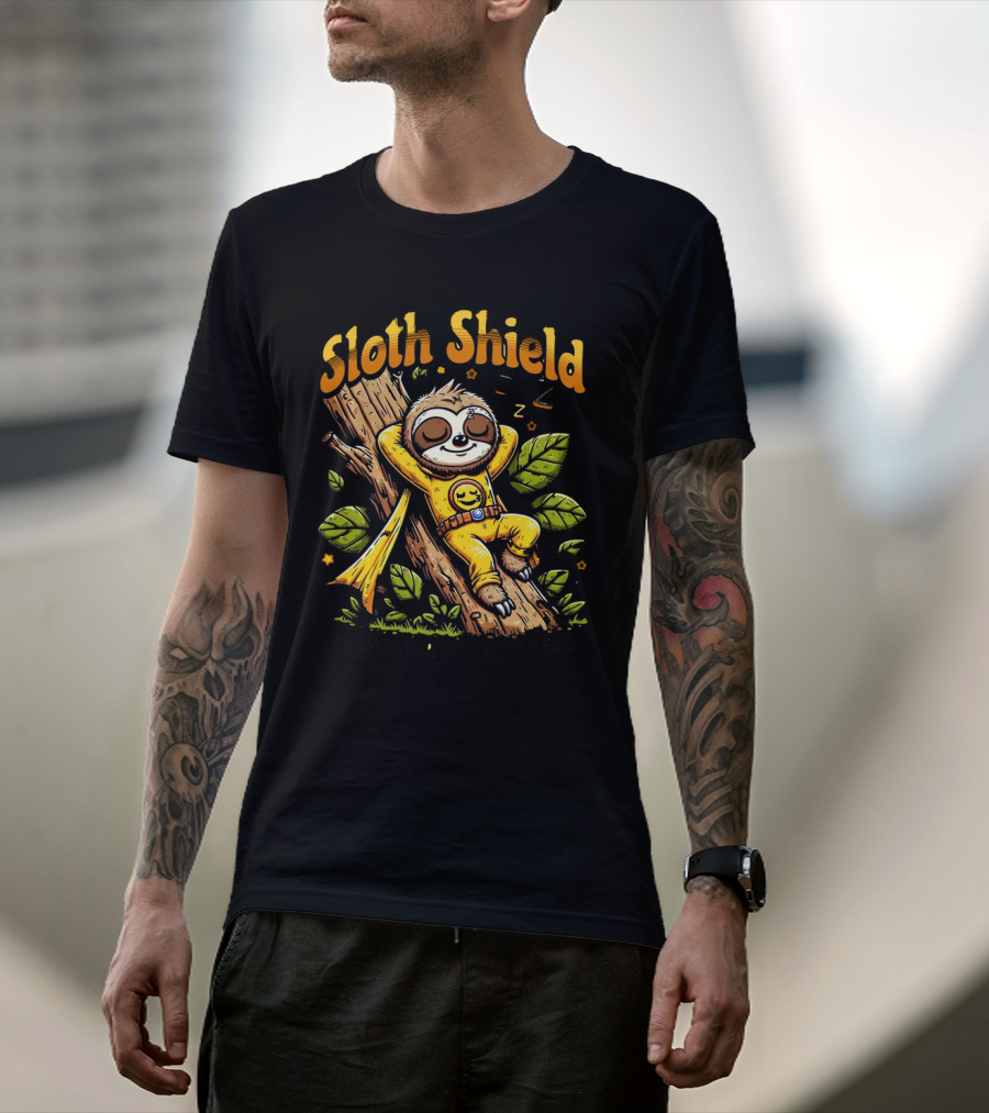 Sloth Shield Protector Of The Trees T-Shirt