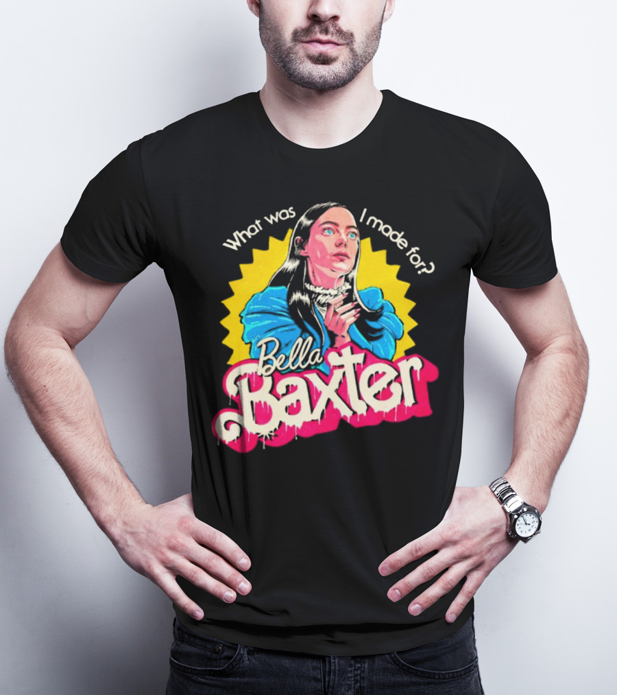 What Was I Made For Bella Baxter Retro Comic T-Shirt