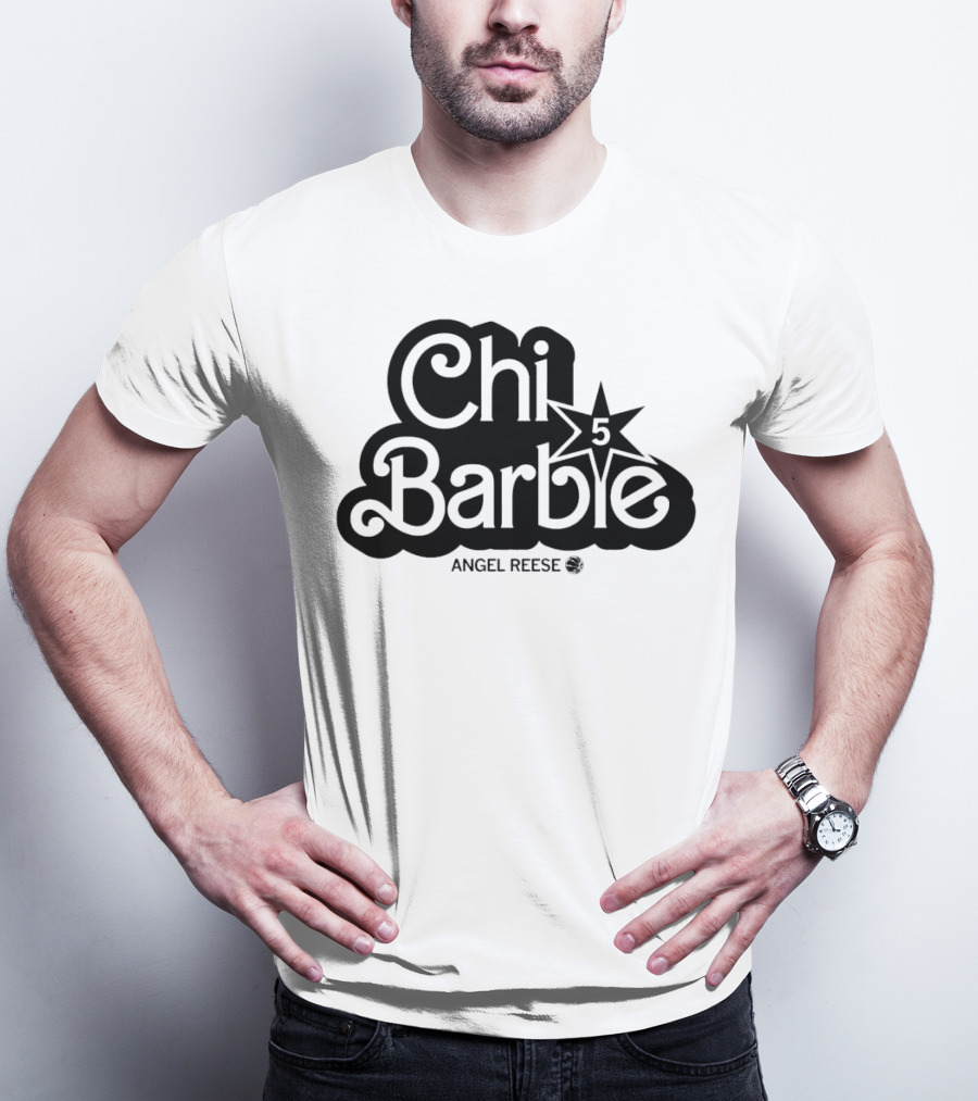 ChiBarbie Angel Reese Chicago Sky 5 Star T-Shirt