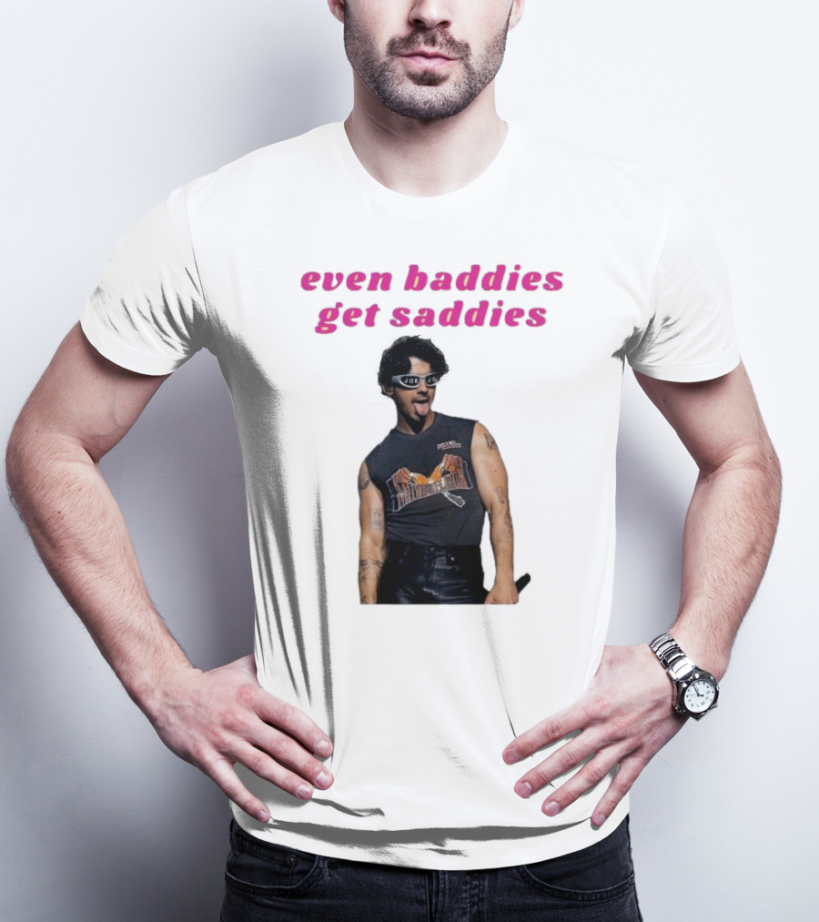Joe Jonas Even Baddies Get Saddies Rocker T-Shirt