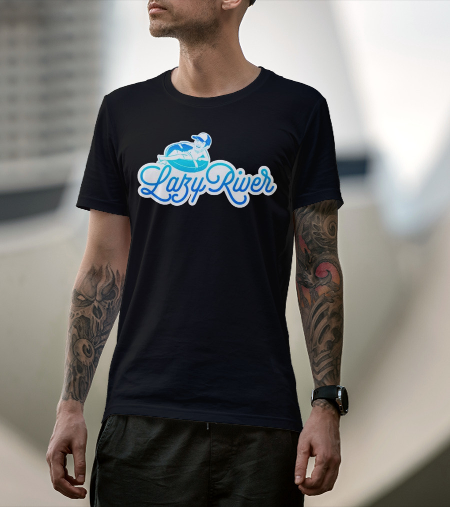 Lazy River Float Chill Relaxation Cartoon T-Shirt