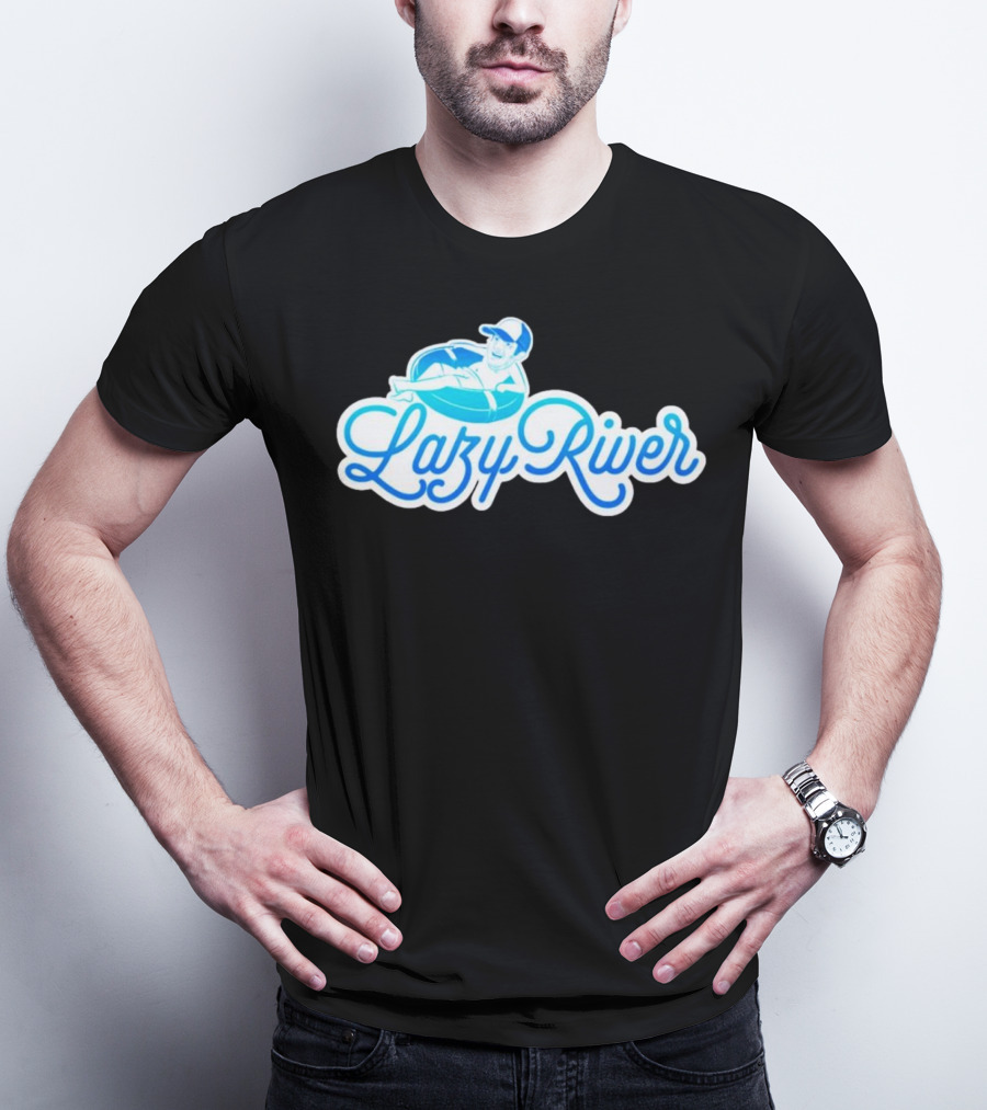 Lazy River Float Chill Relaxation Cartoon T-Shirt