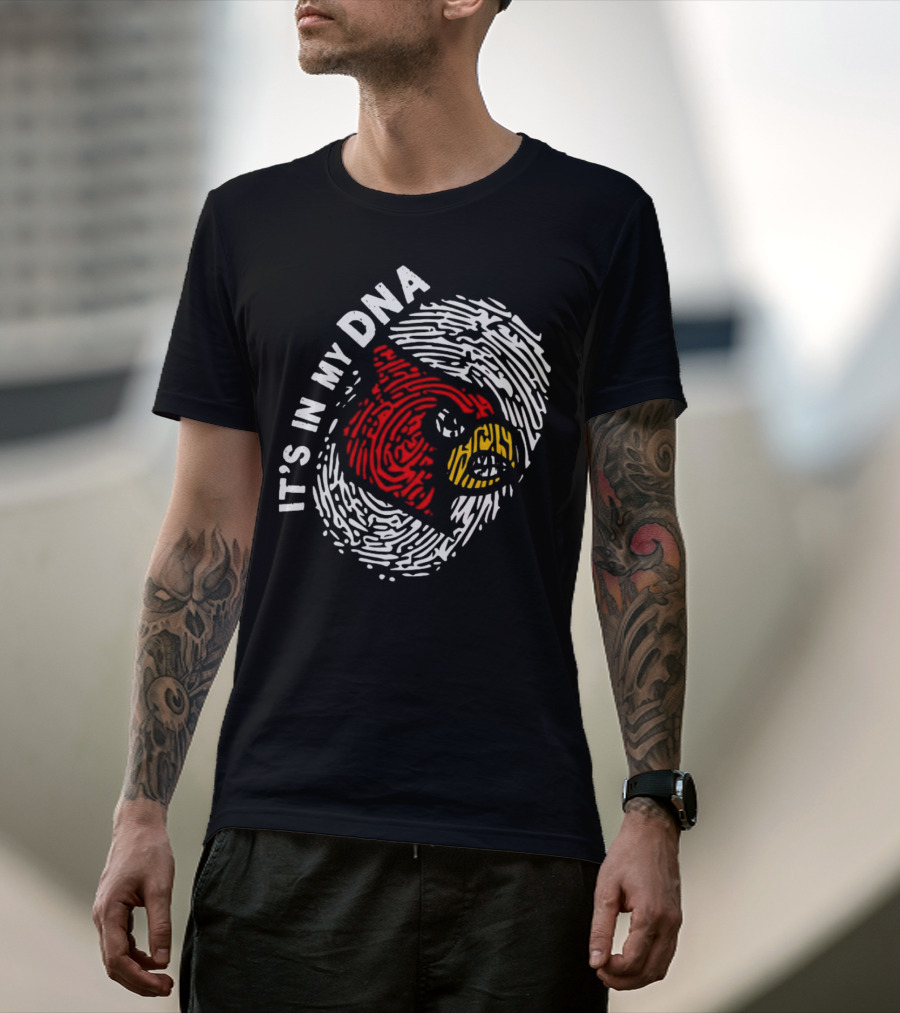 Louisville Cardinals It’s In My DNA Fingerprint T-Shirt