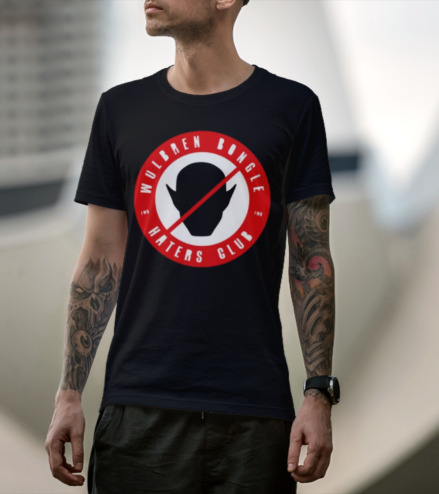 Wulbren Bongle Haters Club Red Circle T-Shirt