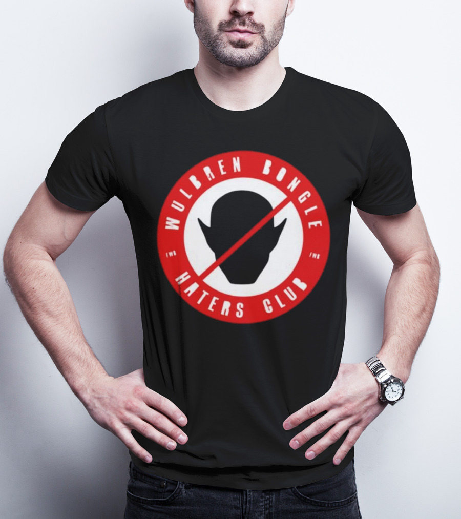 Wulbren Bongle Haters Club Red Circle T-Shirt
