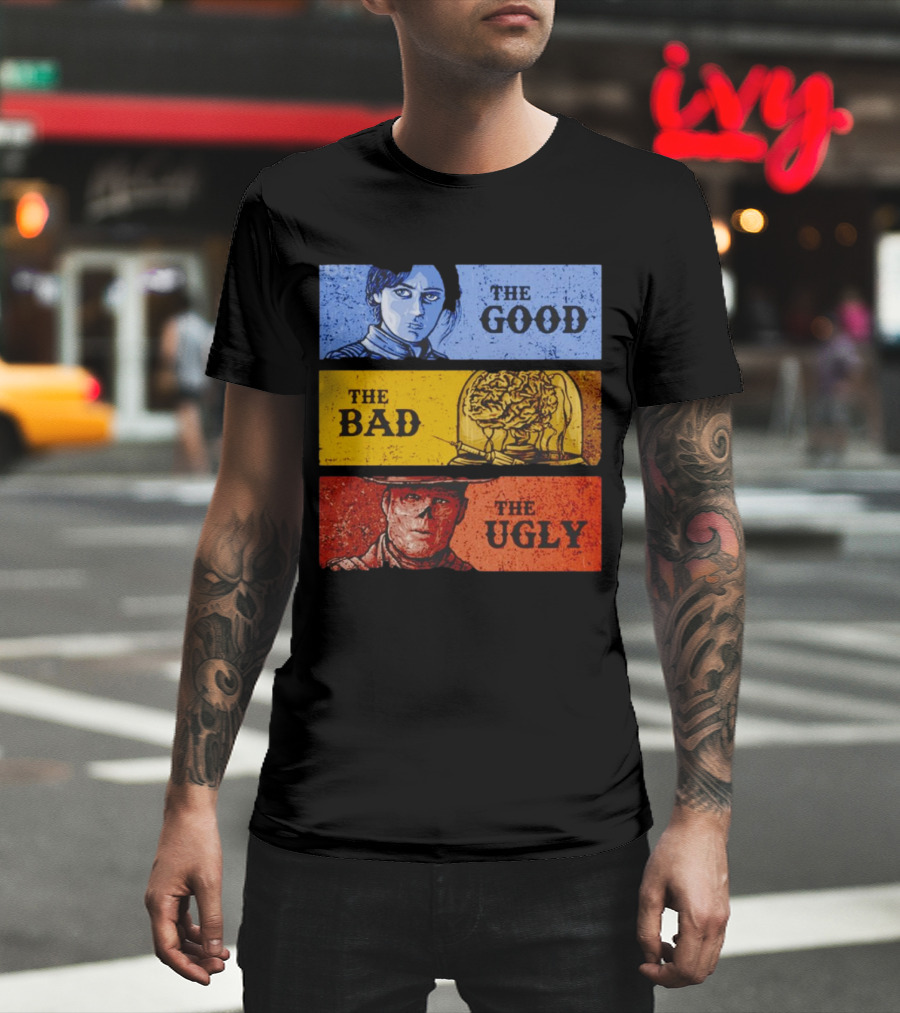 Fallout The Good The Bad The Ugly Character Carousel T-Shirt