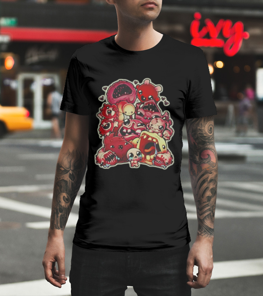 The Binding Of Isaac The Basement Monsters Collection T-Shirt