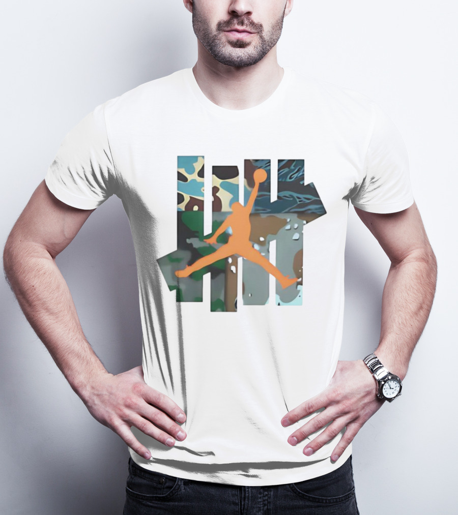 Luka Doncic Jordan X Undefeated Camo Jumpman Be More Prepared Than Anyone Else T-Shirt