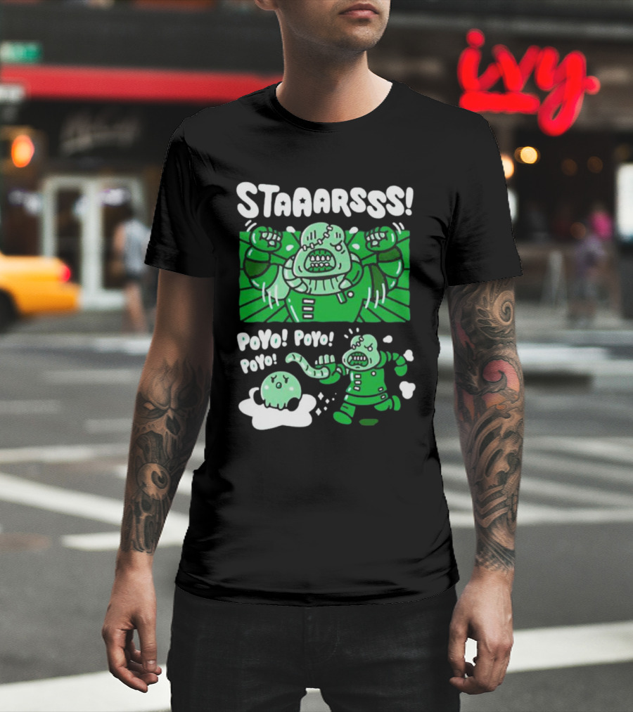 STAAARSSS Poyo Poyo Poyo Alien Creature Encounter T-Shirt
