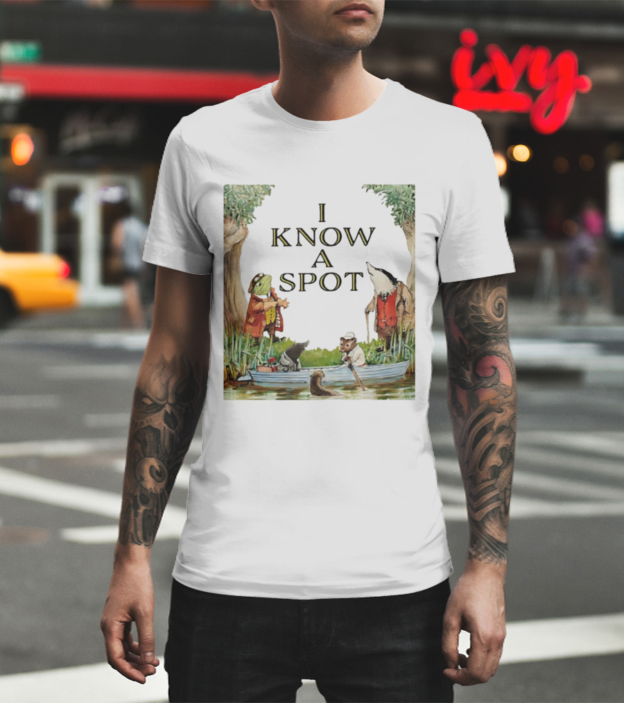 I Know A Spot Animals By The River With Friends T-Shirt