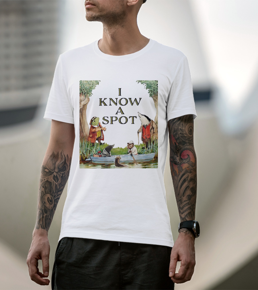 I Know A Spot Animals By The River With Friends T-Shirt