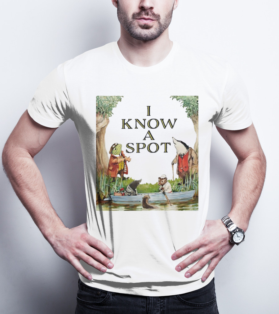 I Know A Spot Animals By The River With Friends T-Shirt