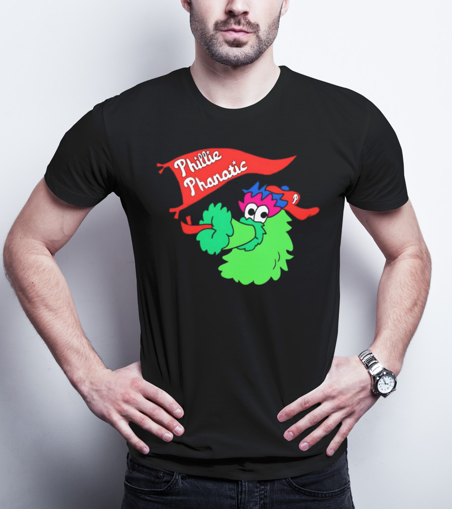Phillie Phanatic Philadelphia Phillies Mascot Banner T-Shirt