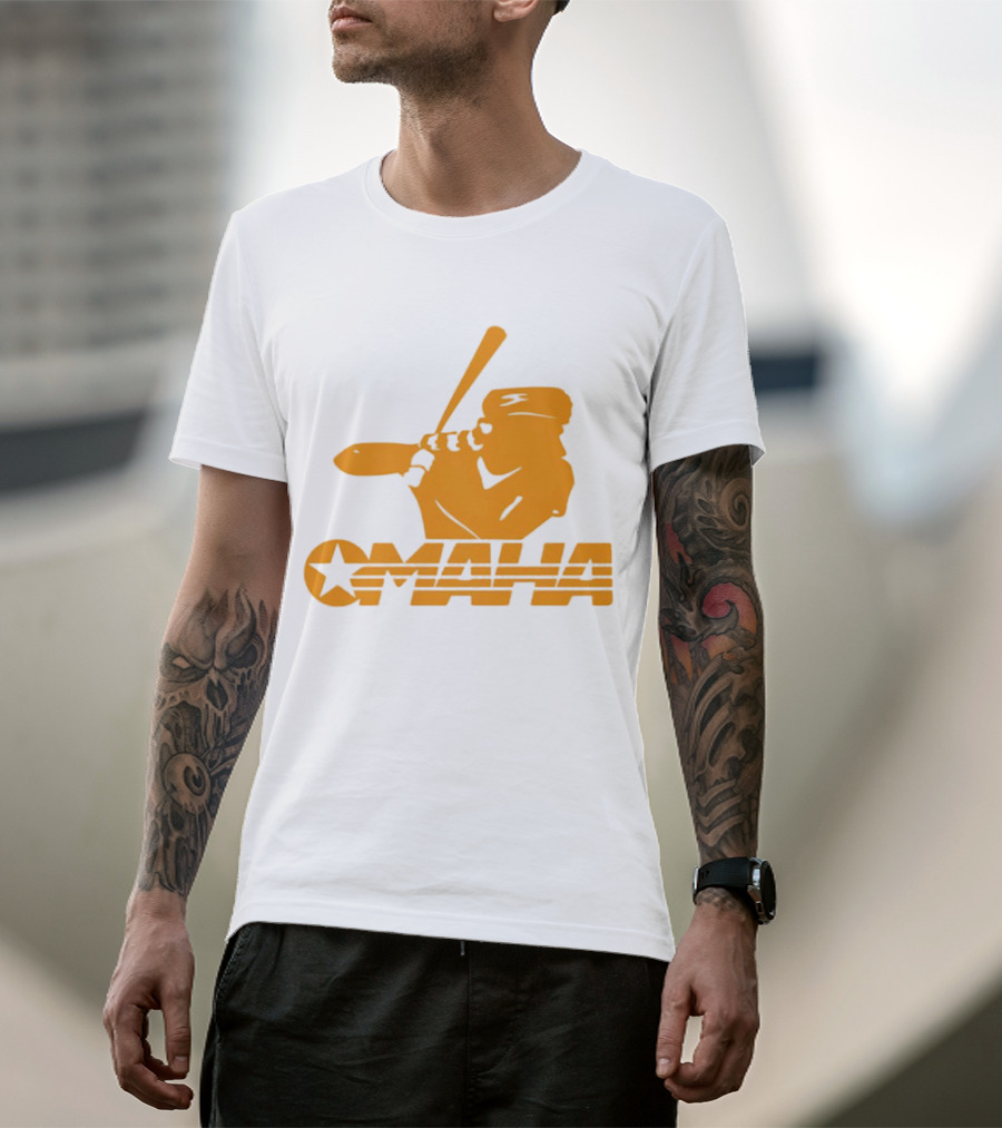 Omaha Baseball Player Star T-Shirt