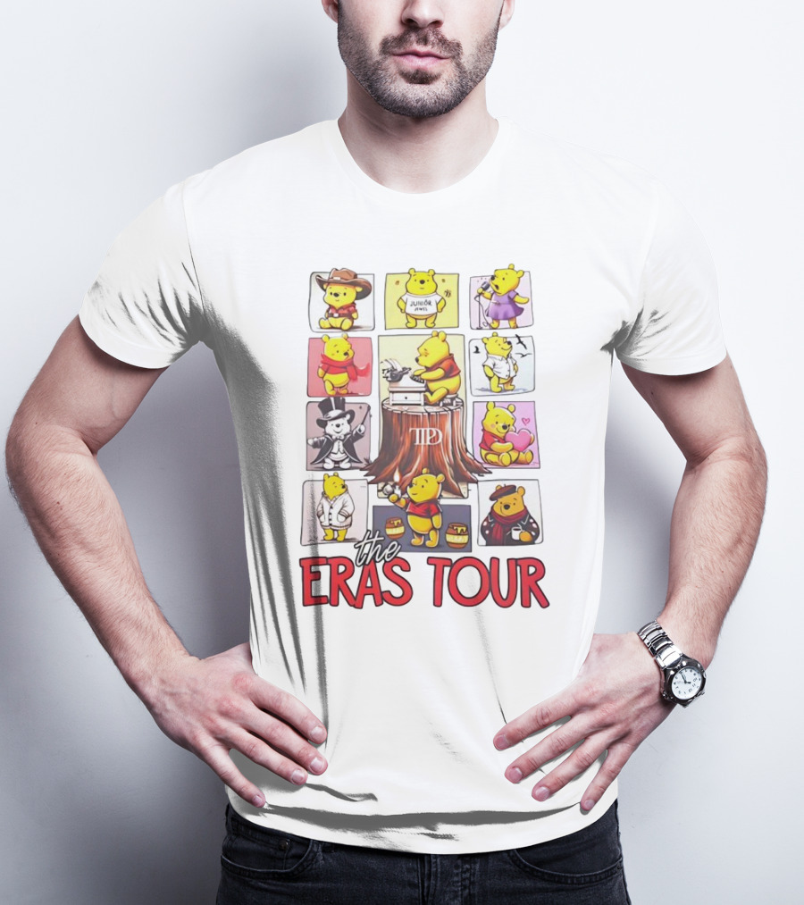 Winnie The Pooh In Diverse Costumes The Eras Tour T-Shirt