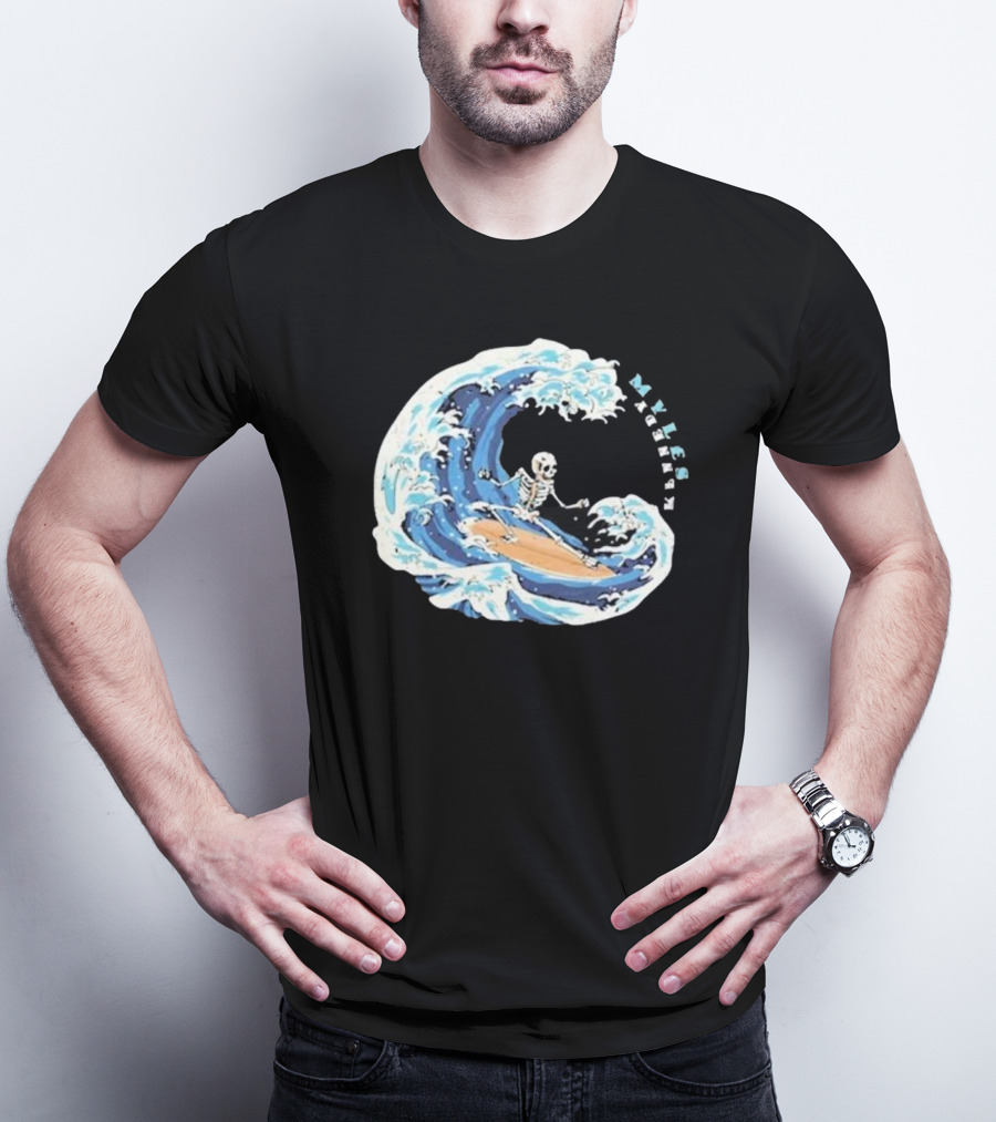 Myles Kennedy Skeleton Surf Wake T-Shirt