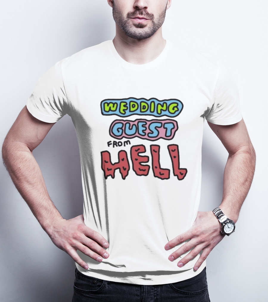 Wedding Guest From Hell Blocky T-Shirt