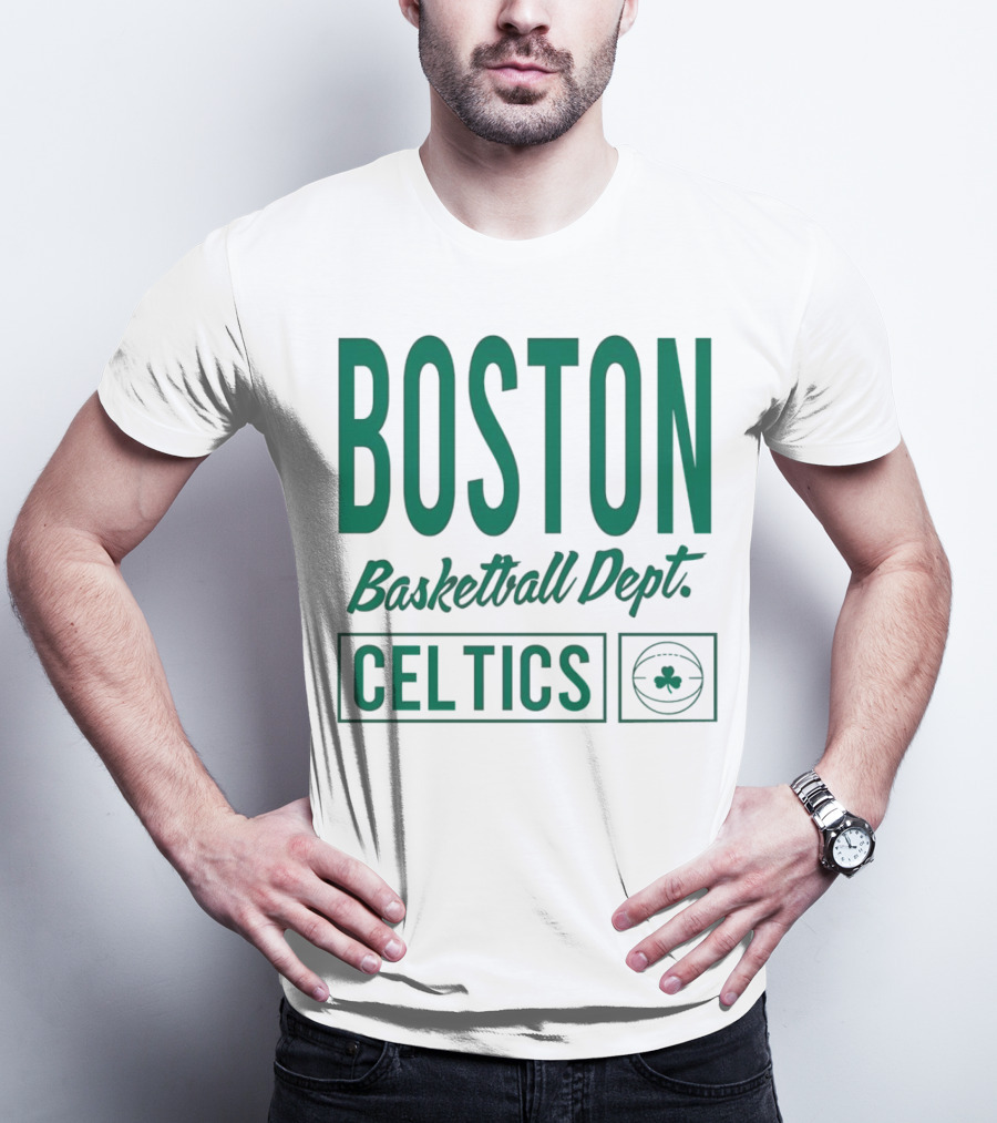 Boston Celtics Basketball Dept Celtics Shamrock T-Shirt
