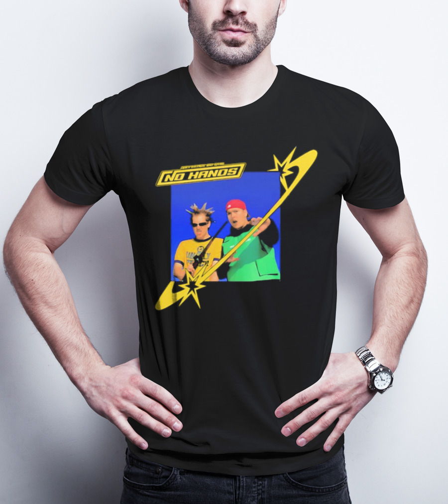 Joey Valence And Brae No Hands Retro Graphic Duo In Yellow And Green With Starburst T-Shirt