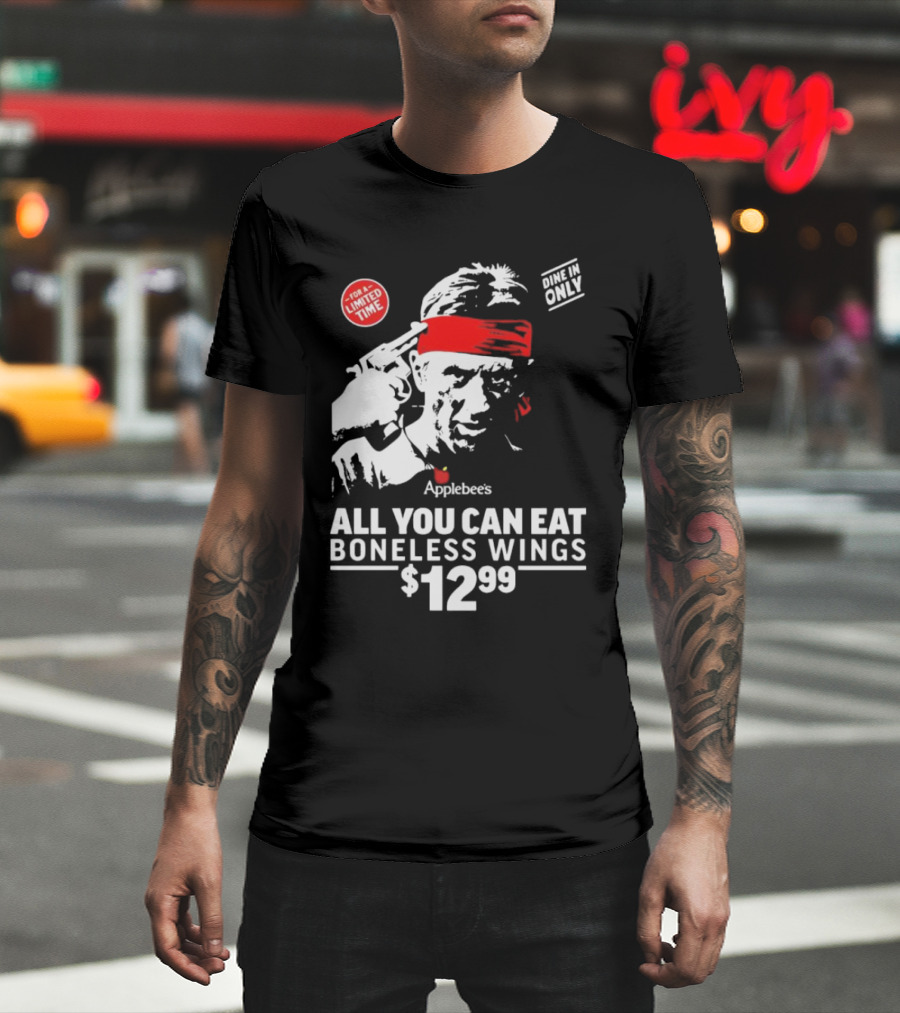 Applebee's All You Can Eat Boneless Wings Dine In Only For A Limited Time $12.99 T-Shirt