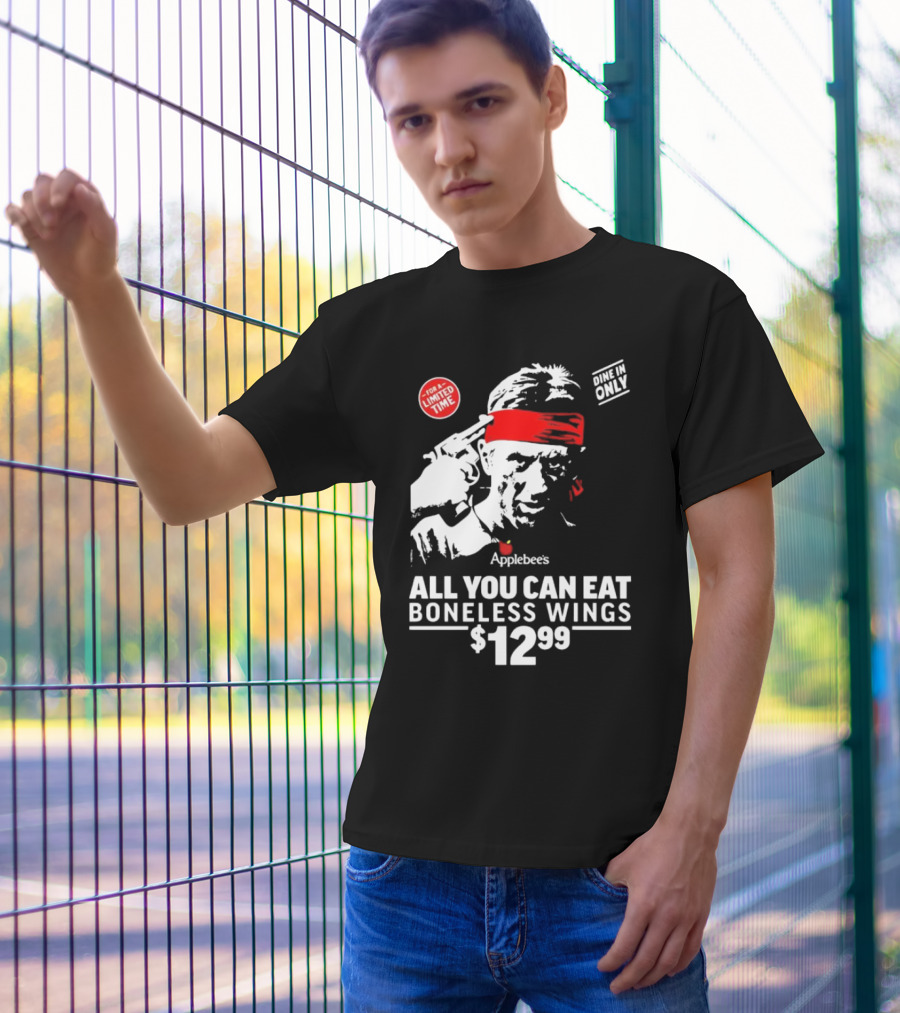 Applebee's All You Can Eat Boneless Wings Dine In Only For A Limited Time $12.99 T-Shirt