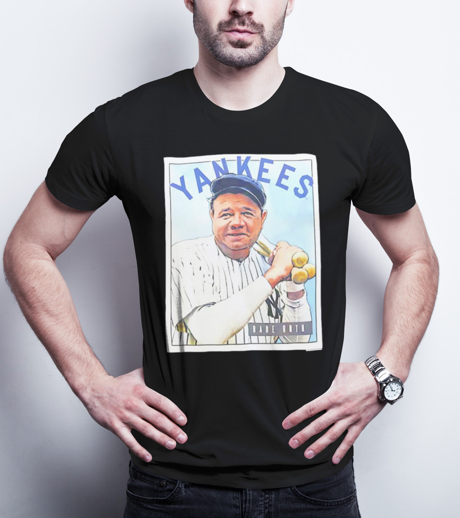 YANKEES Babe Ruth Baseball T-Shirt