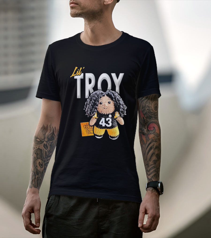 Lil’ Troy 43 Pittsburgh Steelers Terrible Towel T-Shirt