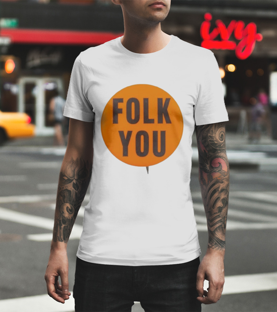 Weird Walk X Tsptr Folk You Badge T-Shirt