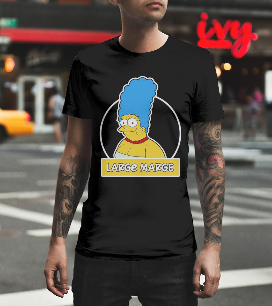 Large Marge Cartoon Character Design Justin Danger Nunley T-Shirt