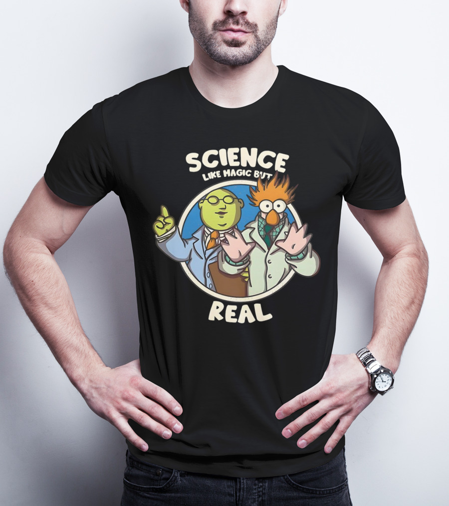 Dr. Bunsen Honeydew And Beaker Science Like Magic But Real T-Shirt