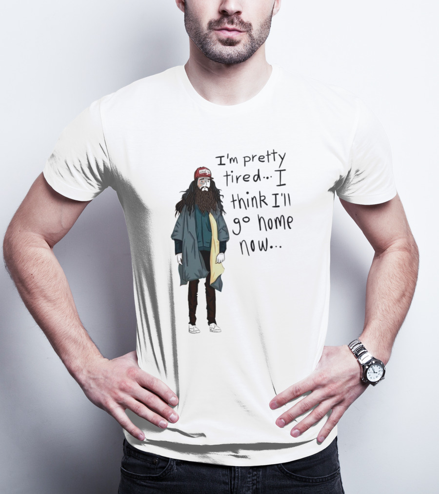 I'm Pretty Tired I Think I'll Go Home Now Vintage Movie Forest Run T-Shirt