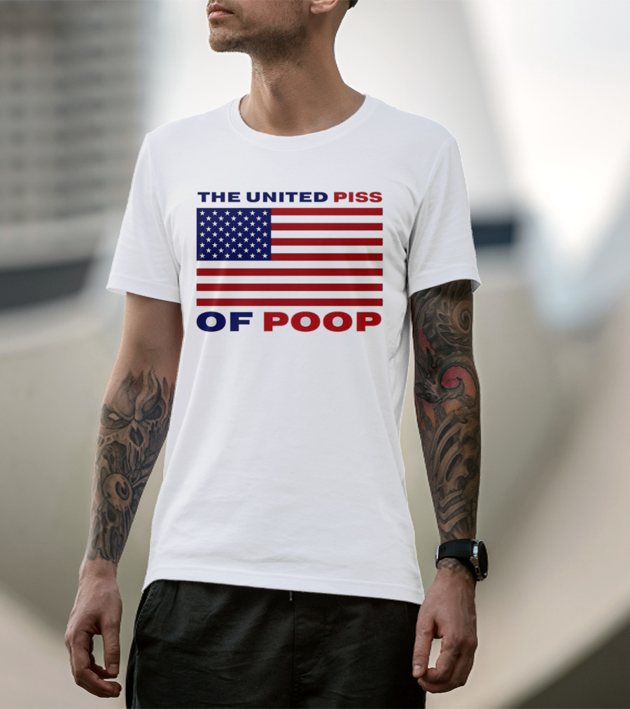 The United Piss Of Poop America Flag T-Shirt