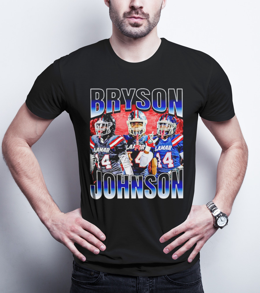 Bryson Johnson Lamar 44 Football Vintage T-Shirt