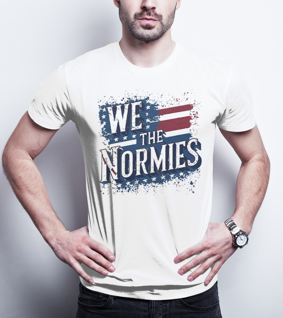 We The Normies American Flag T-Shirt