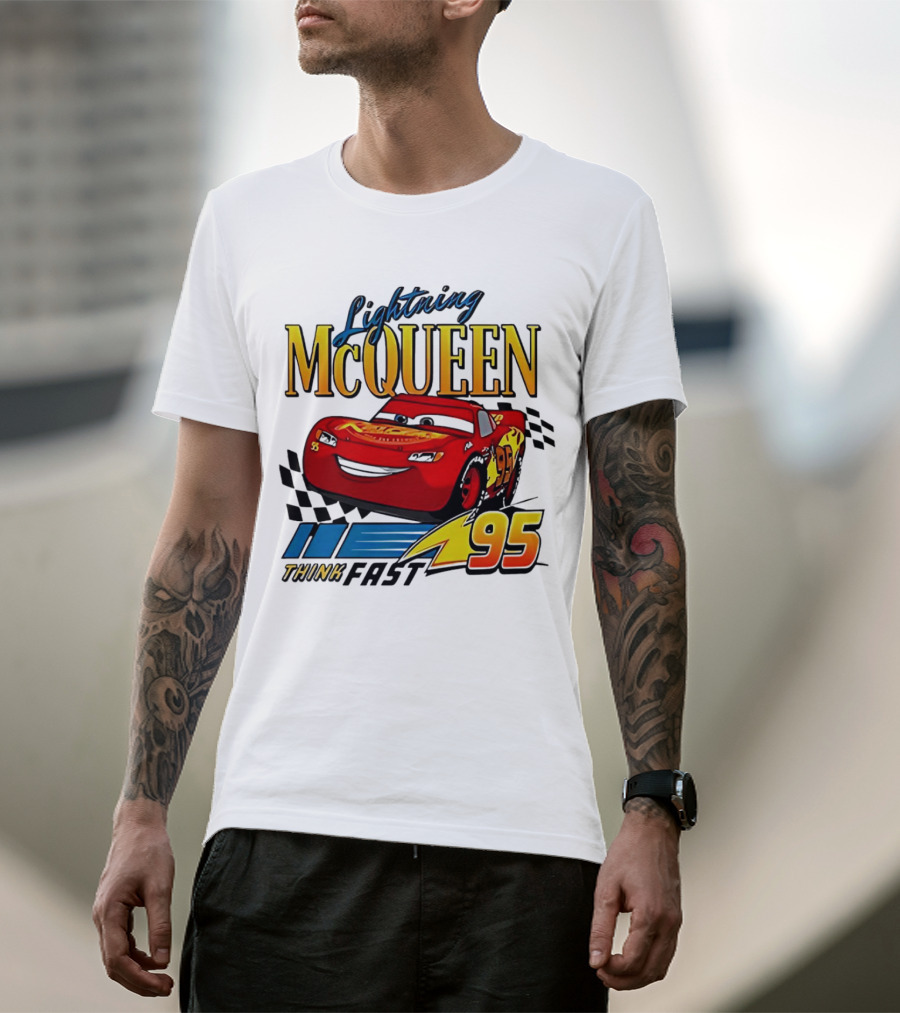 Lightning McQueen 95 Think Fast Racing Adventure T-Shirt