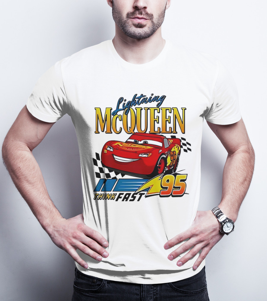Lightning McQueen 95 Think Fast Racing Adventure T-Shirt