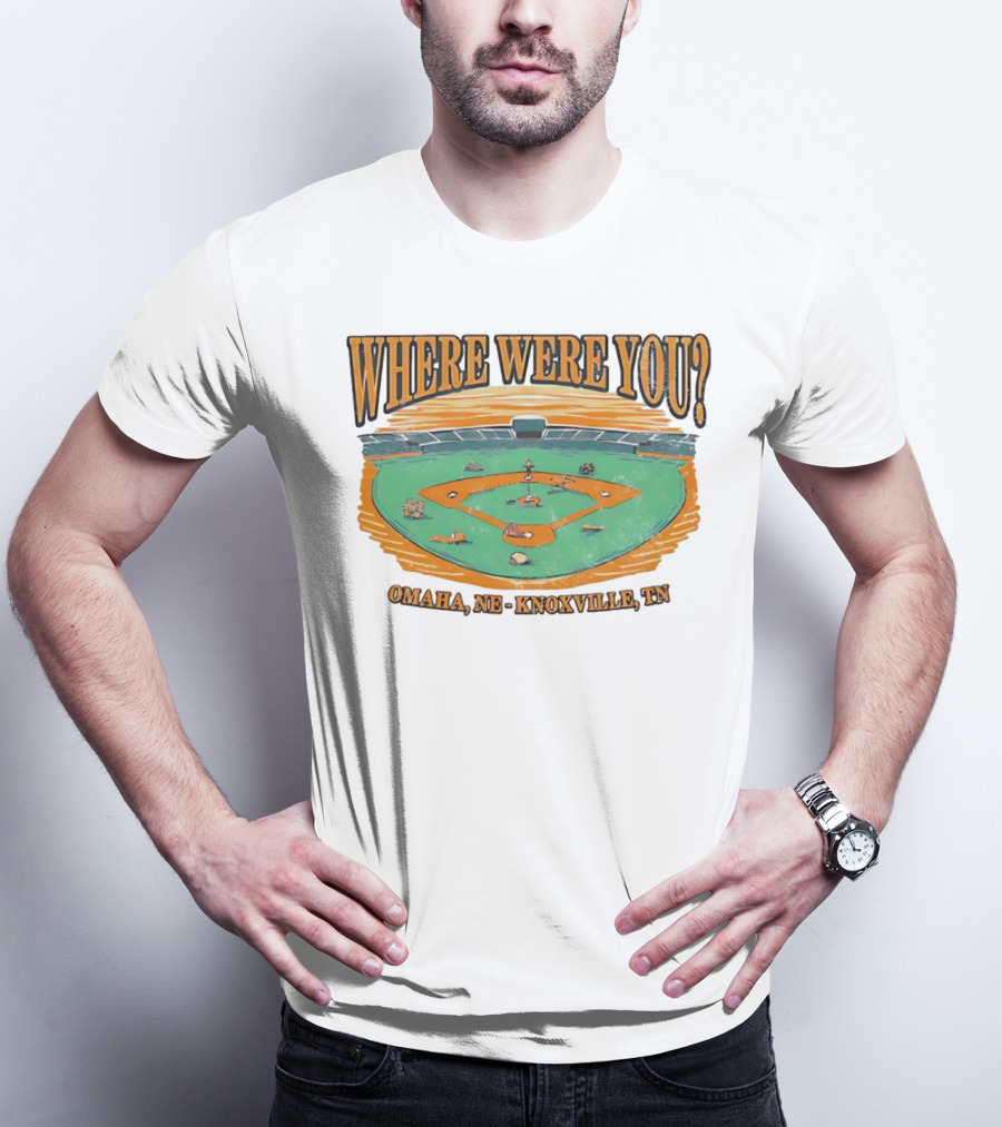 WHERE WERE YOU? Omaha, NE - Knoxville, TN T-Shirt