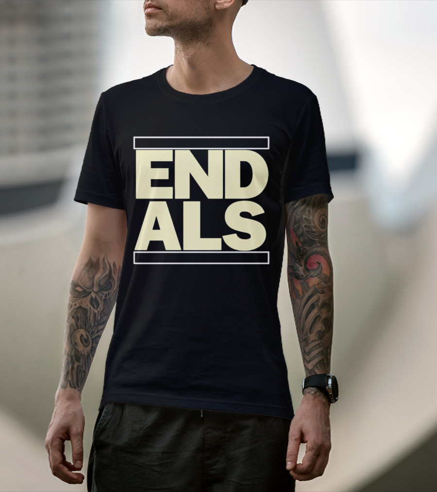END ALS Torey Lovullo Wearing Awareness Campaign T-Shirt