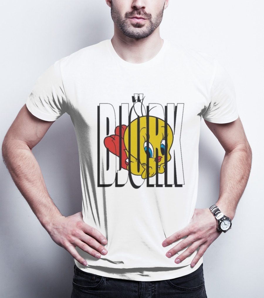 Tweety Bjork Chibi Cute Duck T-Shirt