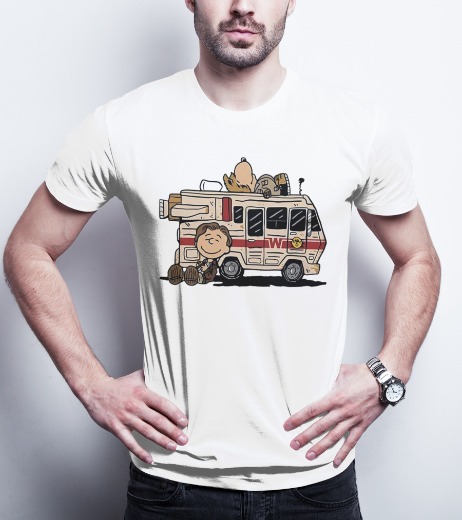 Spaceballs Lone Starr Barf And Eagle 5 In Peanuts T-Shirt