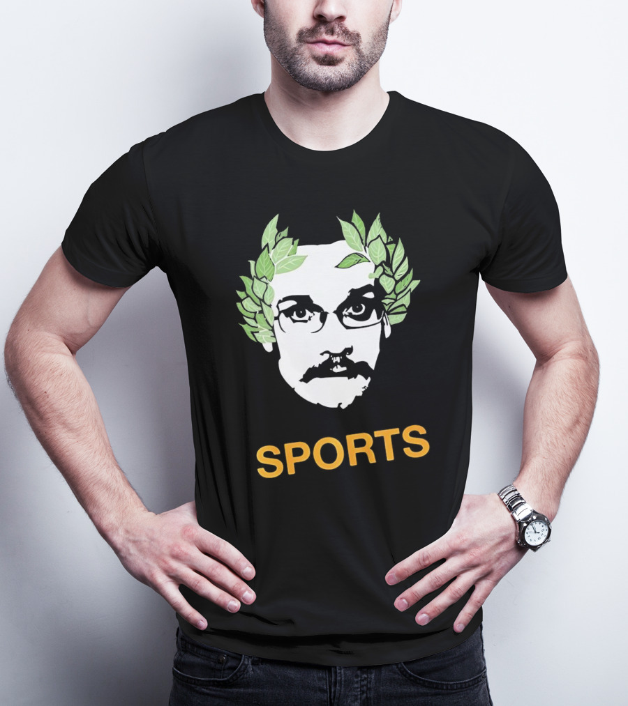 Olympic John Laurel Wreath Face Sports T-Shirt